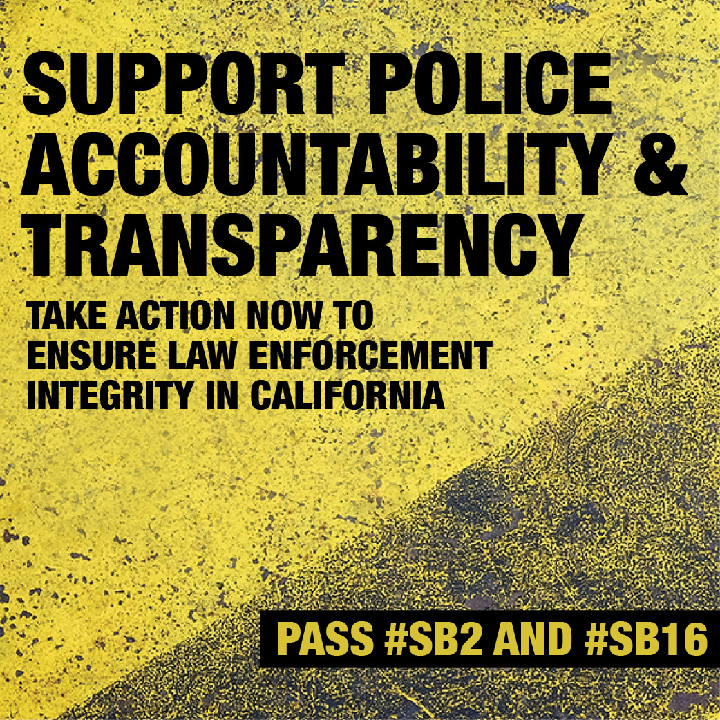 Take Action NOW to Ensure Law Enforcement Transparency & Accountability ...
